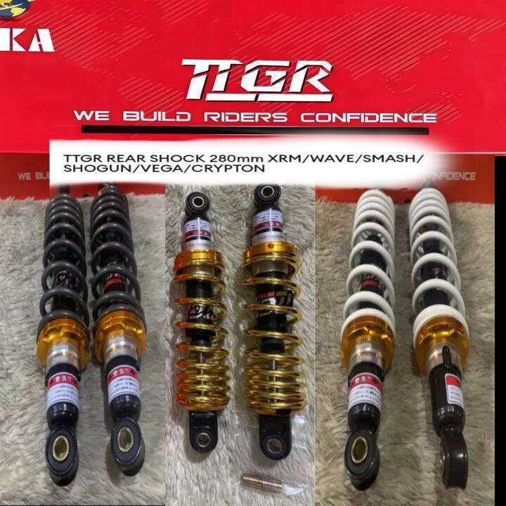 TTGR Rear Shock 280mm Xrm/ Wave/Smash/ Shogun/ Vega | Lazada PH