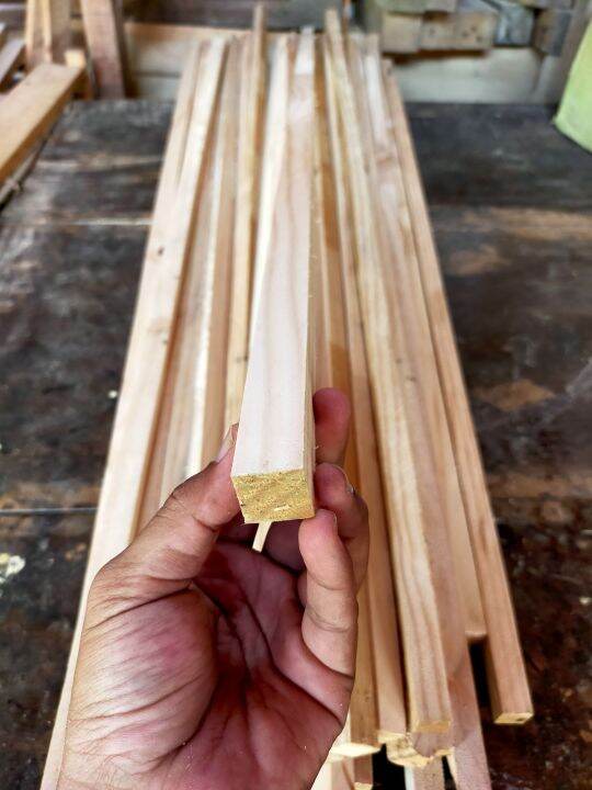 reng kayu persegi 2cm panjang 100cm partisi ruangan dan bahan kerajinan ...