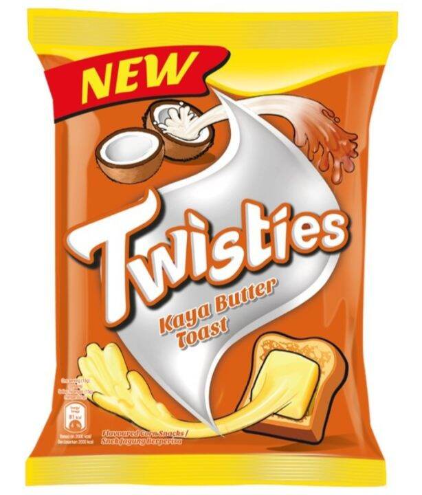 [SUP FAST] NEW Twisties Snacks/Kaya Butter Toast/Bbq/Chicken/Cheese ...