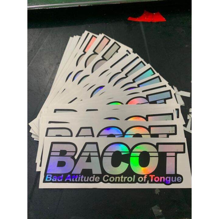 stiker cutting bacot HOLOGRAM stiker motor stiker viral stiker untuk ...