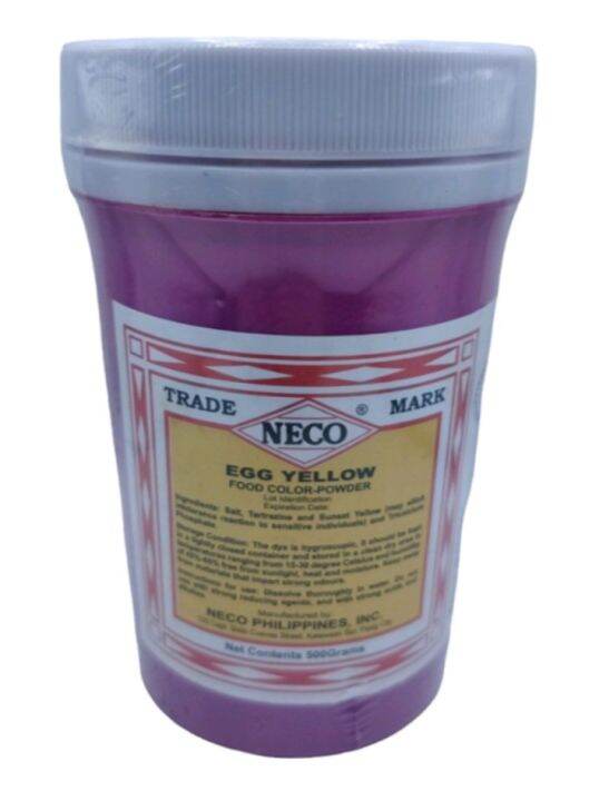 Neco Food Color Egg Yellow 500 grams | Lazada PH
