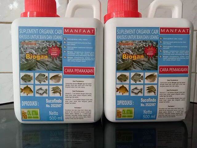 PROBIOTIK BIOGAN KHUSUS UNTUK BUDIDAYA IKAN LELE GURAME NILA KOLAM ...