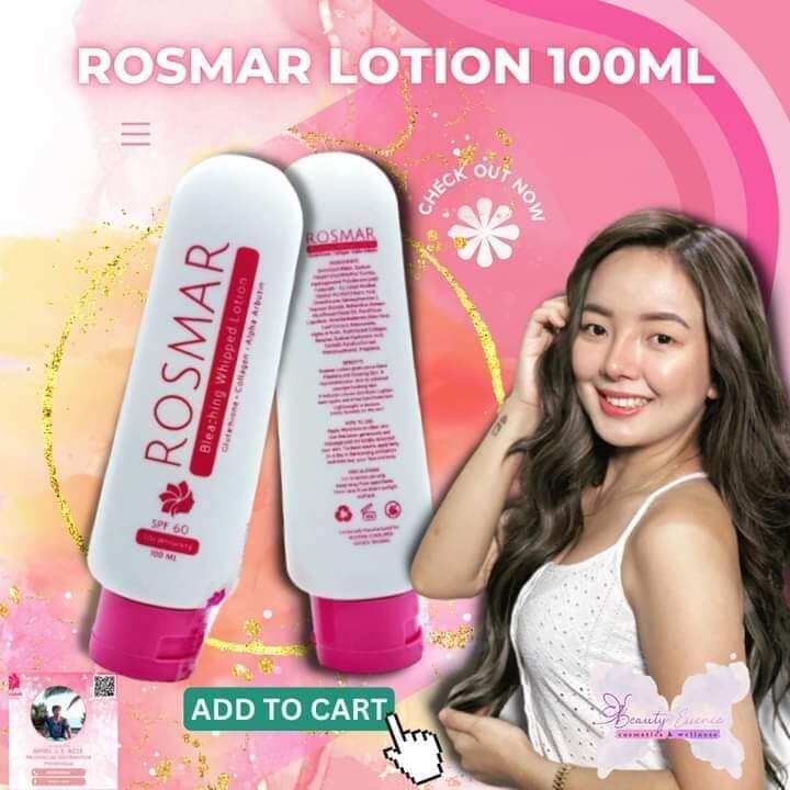 Rosmar Whitening lotion 100ml | Lazada PH