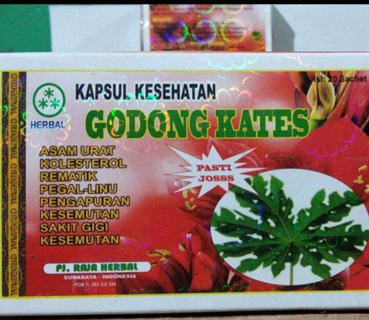KAPSUL KESEHATAN GODONG KATES ORIGINAL. | Lazada Indonesia
