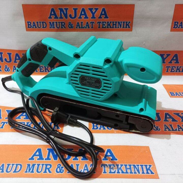 NRT PRO 3533 HD Mesin Amplas Sabuk / Belt Sander Variable Speed 76 x ...