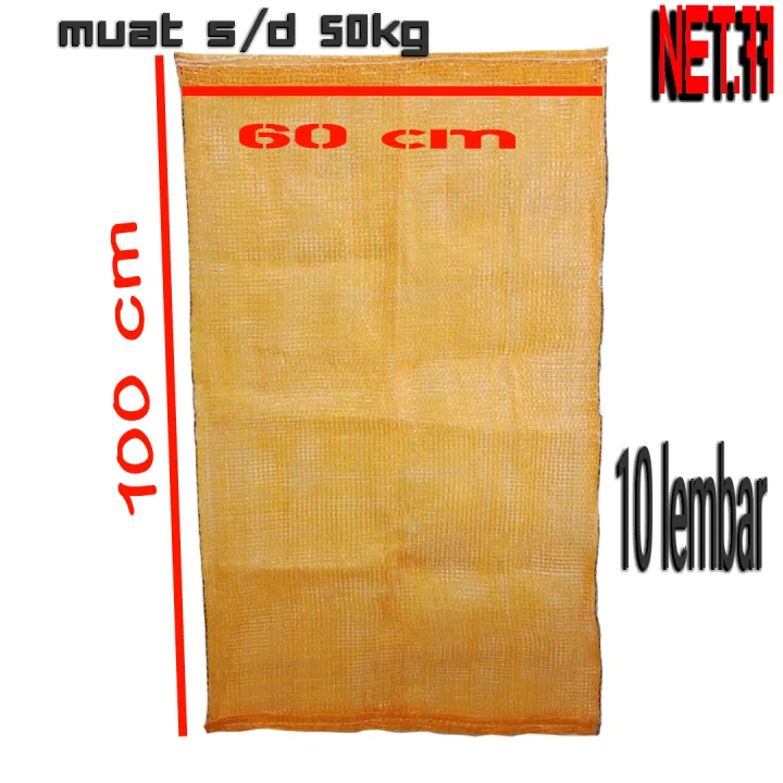 KARUNG SAYUR 60x100 10 pcs/KARUNG WARING/brongsong klengkeng/karung ...
