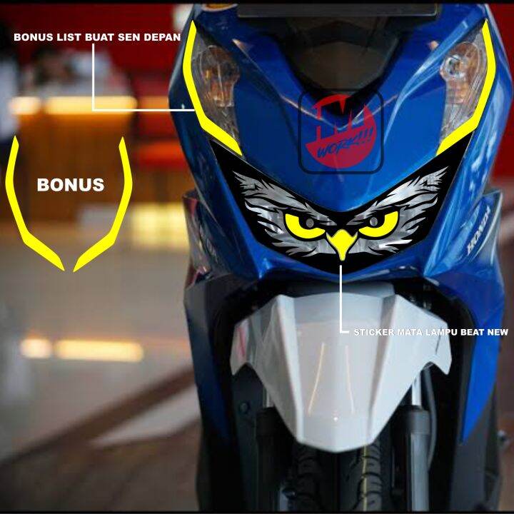 STICKER LAMPU BEAT STREET/DELUXE(2020-2023)ELANG | Lazada Indonesia