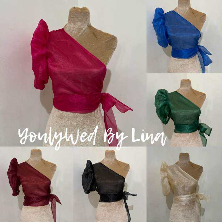 Modern Filipiniana Top One side Venus Cut | Lazada PH