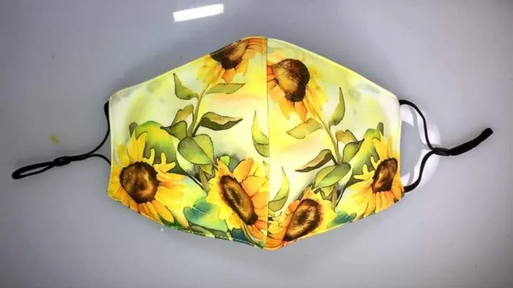 ProTek Washable Water Repellant - Sunflower Mask Ver.1 - 2Ply with ...