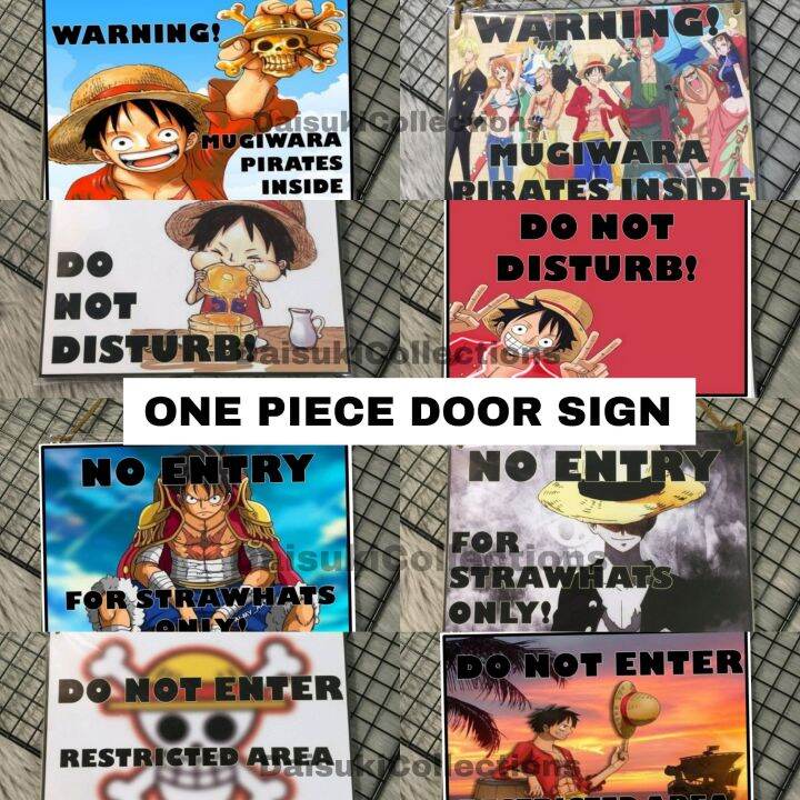 Onepiece Anime Door signage | Lazada PH
