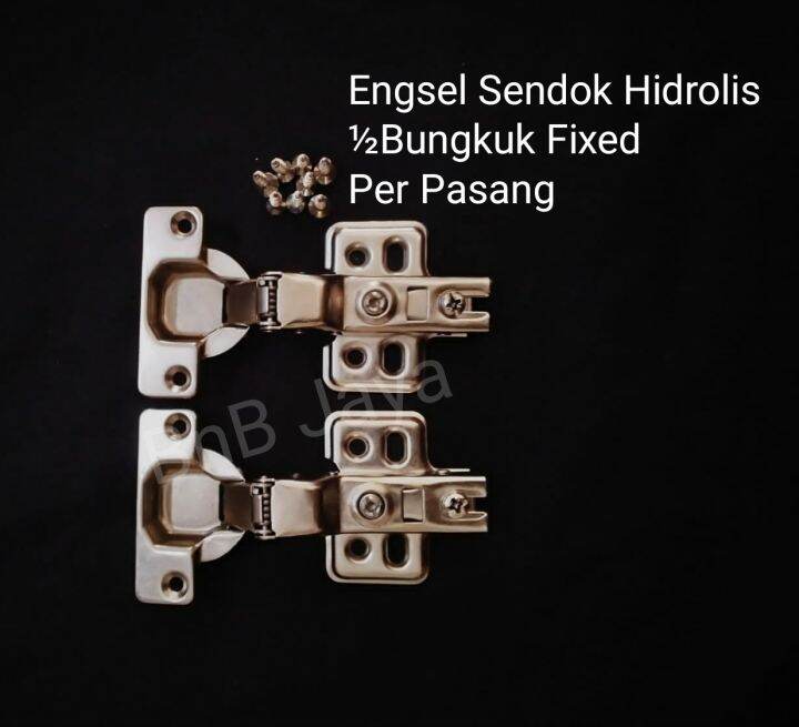 Engsel Sendok Hidrolis ½Bungkuk Fixed Per Pasang | Lazada Indonesia