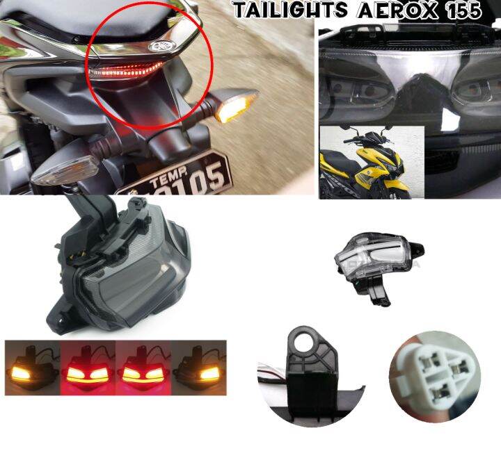Aerox Tailights 155 Complete Set Ready Stock Abobot.ph warehouse Easy ...