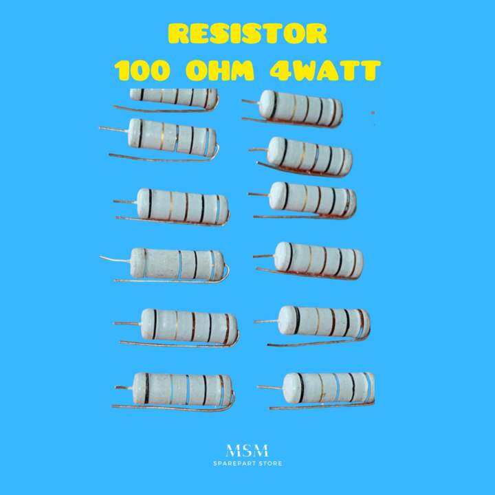 RESISTOR 100 OHM 4WATT | Lazada Indonesia