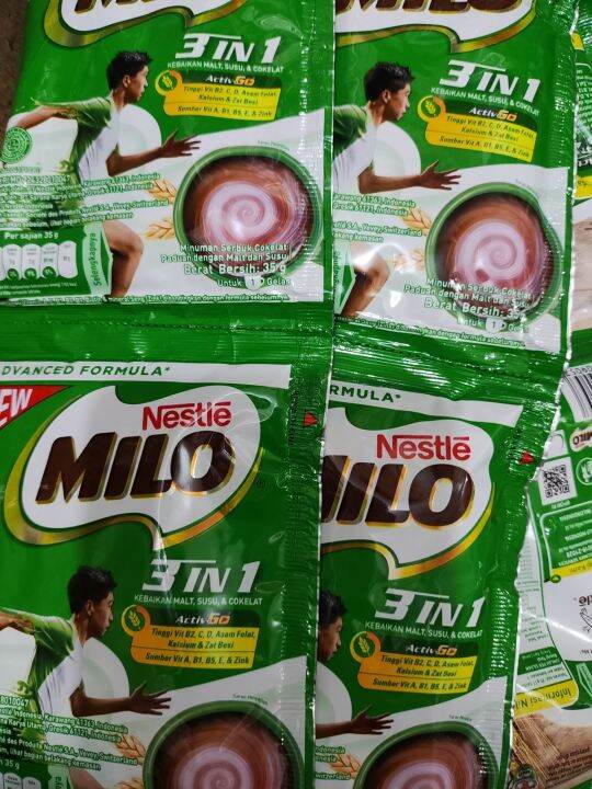 Milo 3in1 sachet (renceng) | Lazada Indonesia