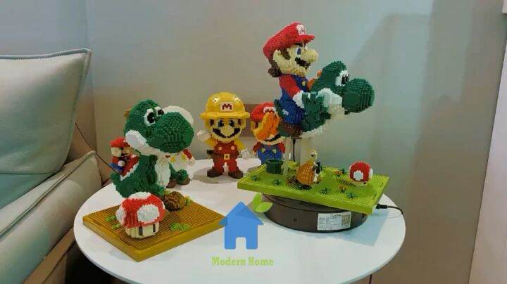 Nano Blocks Super Mario Bros Building Blocks Yoshi Game Multiple Scene ...