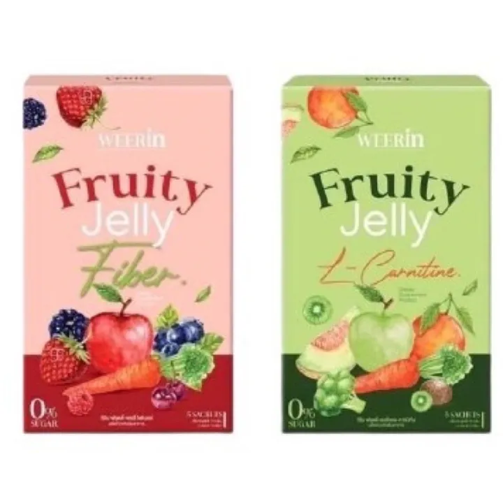 Weerin Fruity Jellys เจลลี่วีรินคุมหิว&ดีท็อก | Lazada.co.th
