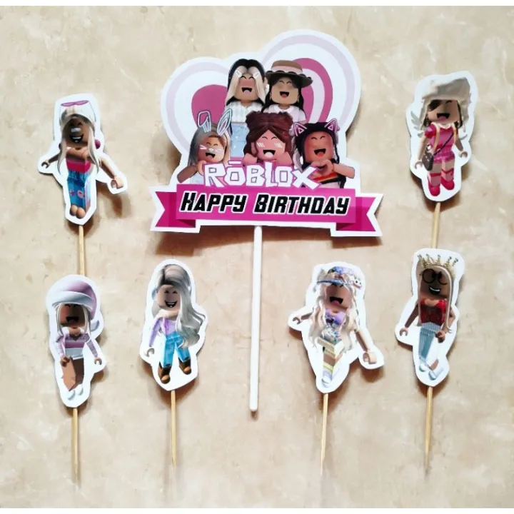 1 set topper topper hiasan tusukan kue cake nasi tumpeng ulang tahun ...