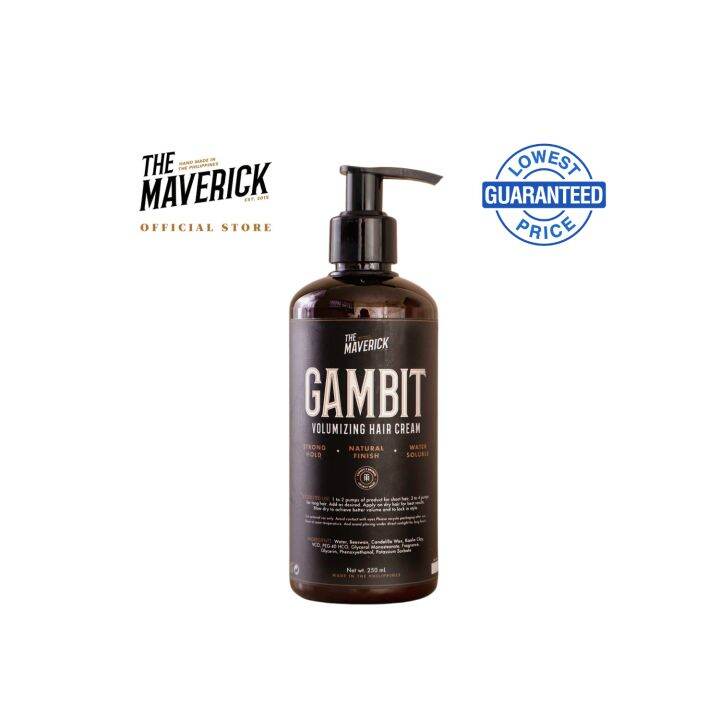 The Maverick Gambit Cream Pomade (100/250ml) | Lazada PH