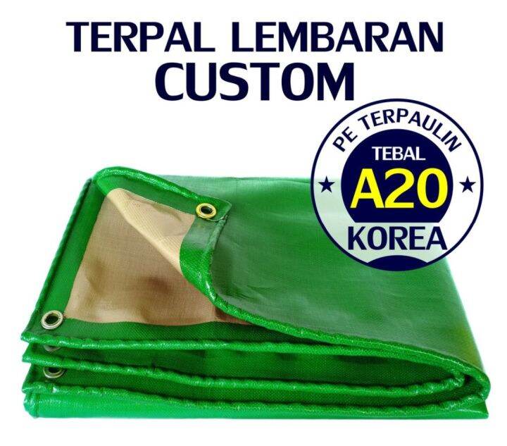 terpal plastik tipe A20 ukuran 4x6 bahan Korea berkualitas import kuat ...