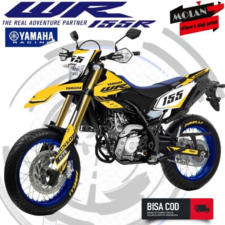 Decal Sticker Striping Variasi Fullbody Yamaha WR 155 R | Decal WR 155 ...