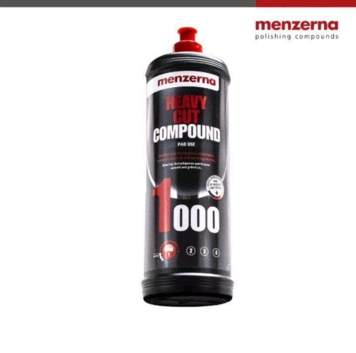 MENZERNA HEAVY CUT COMPOUND 1000 1KG HCC1000 1 LITER STEP 1 POLISHING ...