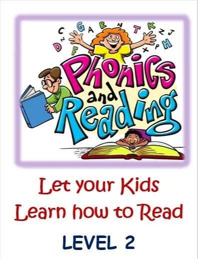 Phonics & Reading Level 2 "Let your Kids Learn How to Read" (59pages/A4 ...
