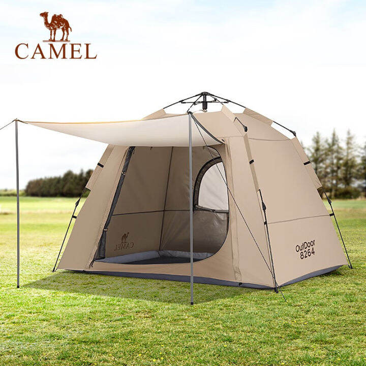 CAMELCROWN 2-3 People Outdoor Automatic Tent Portable Travelling Hiking ...