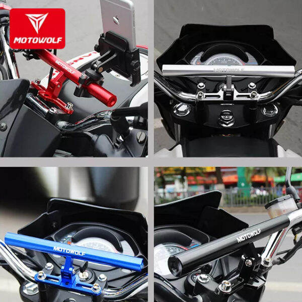 MOTOWOLF Braket Multifungsi Motor Extender Mounting PCX ADV Stang ...