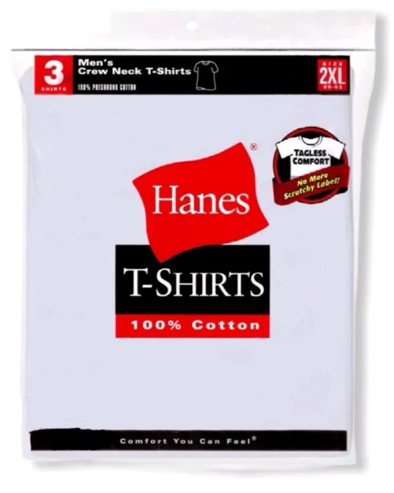 Hanes tagless 3in1 tshirt | Lazada PH