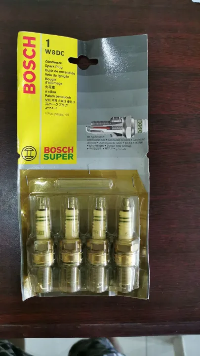 BUSI BOSCH W8DC/SPARK PLUG W8DC UNTUK GENSET DAN MOBIL (4PCS) | Lazada ...