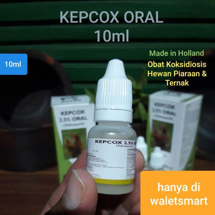 Kepcox Oral 10ml Repack Obat Koksidiosis pd Kelinci Kambing Domba Sapi ...