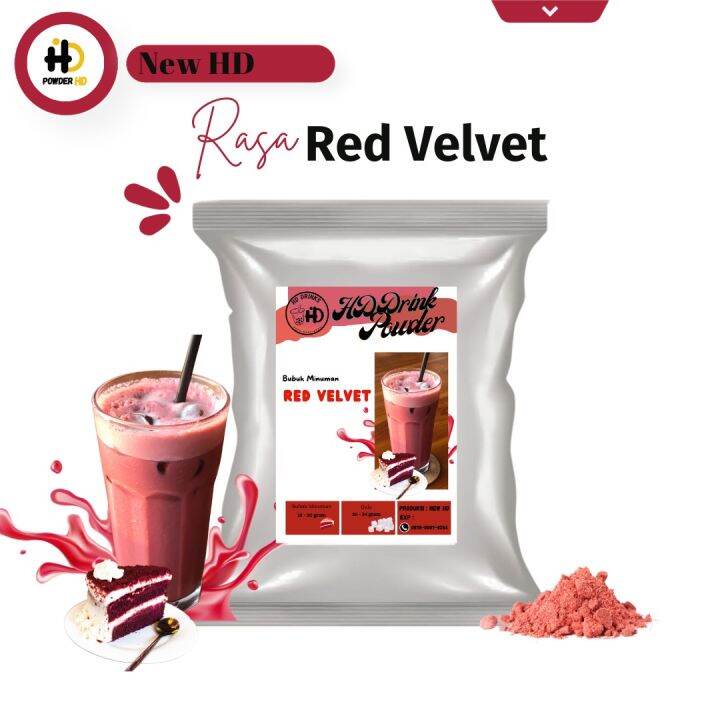 Bubuk Minuman Rasa Red Velvet | plain (tanpa gula) | Lazada Indonesia