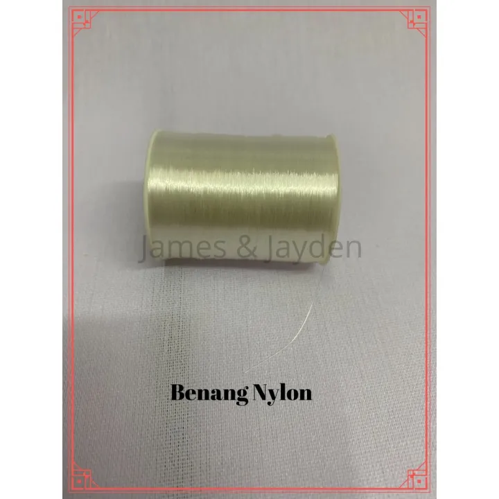 Benang Tangsi / Benang Nylon / Benang Transparent / Invisible Threads ...