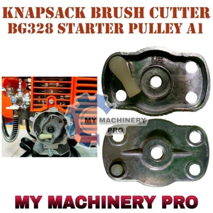KNAPSACK BRUSH CUTTER ENGINE BG328 STARTER PULLEY MESIN RUMPUT GALAS ...