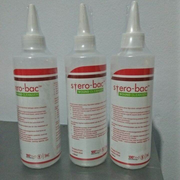 sterobac 200 ml wound cleanser pencuci luka | Lazada Indonesia