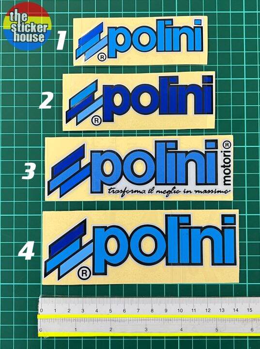 POLINI DESIGNS STICKER CUTTING OVERLAPPING MOTOR TUNING PARTS | Lazada