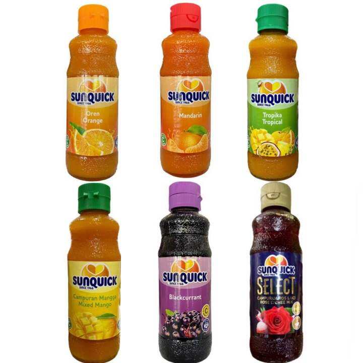 Sunquick ซันควิก น้ำผลไม้เข้มข้น(นำเข้าจากมาเลเซีย)น้ำผลไม้ ขนาด 330 ...