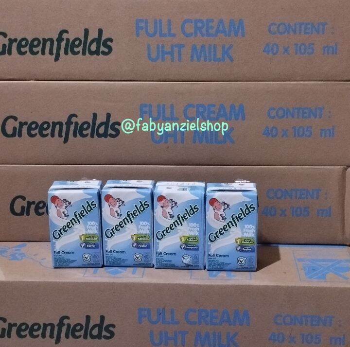 Greenfields Uht 105ml 1 dus isi 40pc . | Lazada Indonesia
