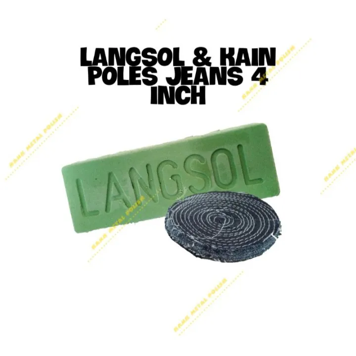LANGSOL, Kain Poles Jeans 4 Inch | Lazada Indonesia