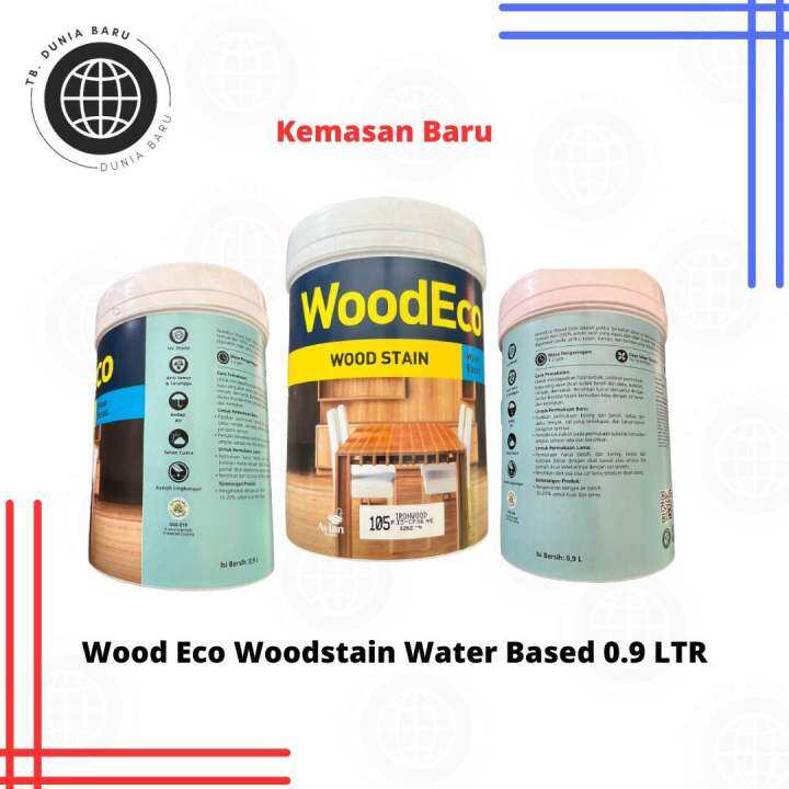 Wood Eco Woodstain Water Based Politur Plitur Kayu Avian Brands 0.9 ...