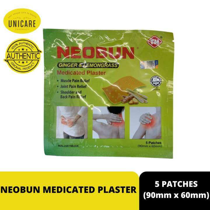 NEOBUN MEDICATED PLASTER (5'S) | Lazada