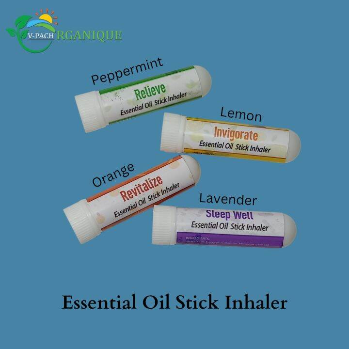 Essential Oil Stick Inhaler(Essential Oils with Himalayan Salt) | Lazada PH