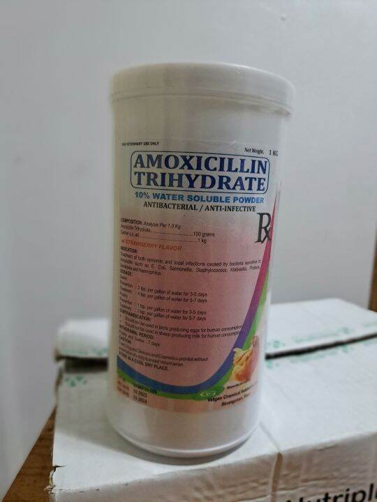 AMOXICILLIN POWDER 1KG | WATER SOLUBLE | ANTIBACTERIAL | VETGEN ...