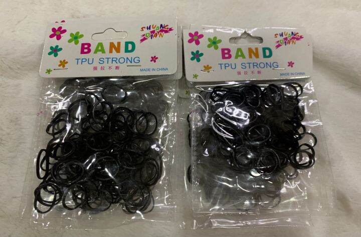 [Harga Borong]Spike Hair Ring black Hair band Getah Rambut Kecil Kanak ...