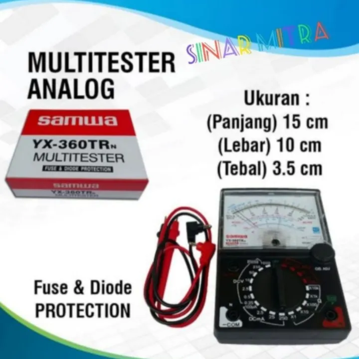 Multitester ANALOG Merk SUNMA type YX-360TR . | Lazada Indonesia
