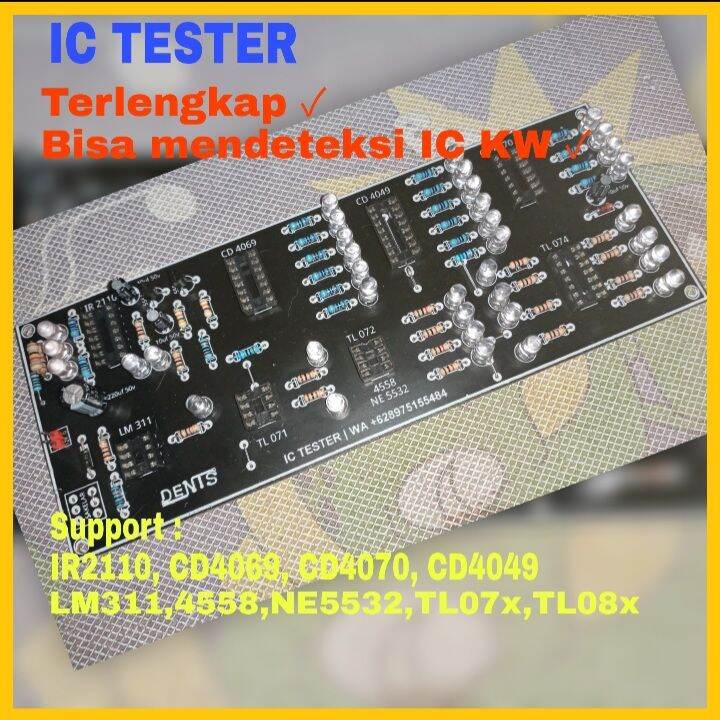 IC Tester IR2110, CD4069, CD4070, CD4049, LM311, TL07x, TL08x | Lazada ...