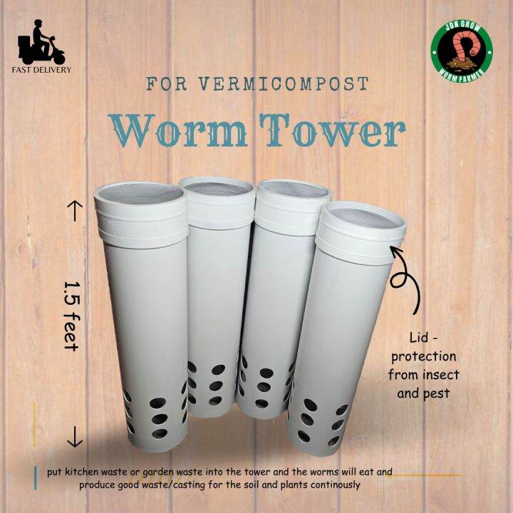 Worm Tower for ANC Worm/ Vermicompost/ African Night Crawler | Lazada