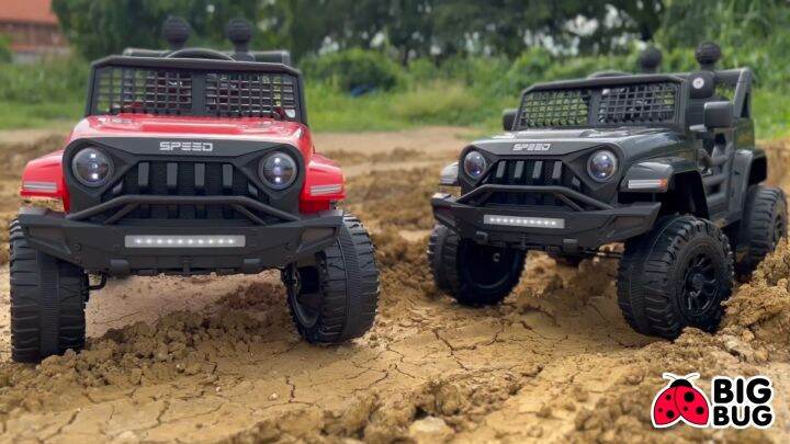 NEW!! BIGBUG ( Jeep Sahara ) ของเล่นแบตเตอรี่เด็ก ของเล่นเด็ก | Lazada.co.th