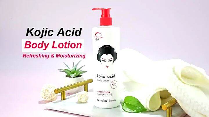 Kojic Acid Body Lotion 100% Original Lightening Body Skincare Whitening ...