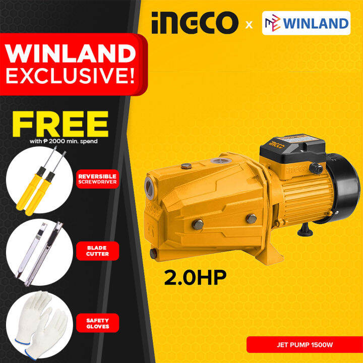 INGCO by Winland Jet Water Pump 1500W 2HP JP15008-5 ING-PT | Lazada PH